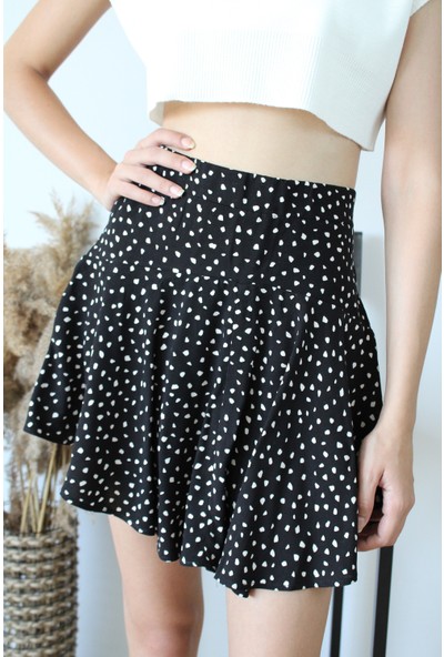 Üsküdar Butik Puantiyeli Şort Etek