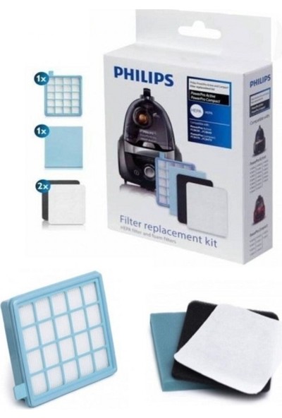 Philips Phılıps Fc 9323/07 Powerpro Compact Hepa Filtre Seti Popüler