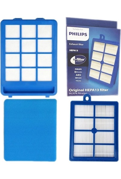 Philips Fc 9924 Marathon Ultimate Orijinal Hepa Filtre Seti Philips Fc 9924 Marathon Ultimate Orijinal Hepa Filtre Seti