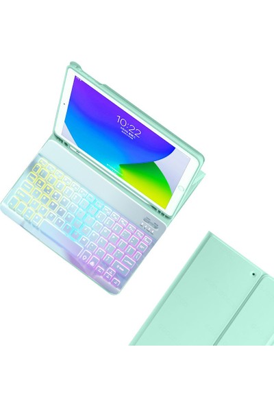 Gold 3C iPad Air 4. Nesil 10.9 Inç 2020 Için Gökkuşağı Klavye ile Cilt Hissediyorum Yüzey Tasarımı (Yurt Dışından) Gold 3C iPad Air 4. Nesil 10.9 Inç 2020 Için Gökkuşağı Klavye ile Cilt Hissediyorum Yüzey Tasarımı (Yurt Dışından)