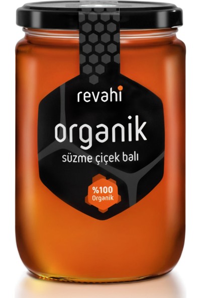 Revahi Organik Süzme Çiçek Balı 850 gr