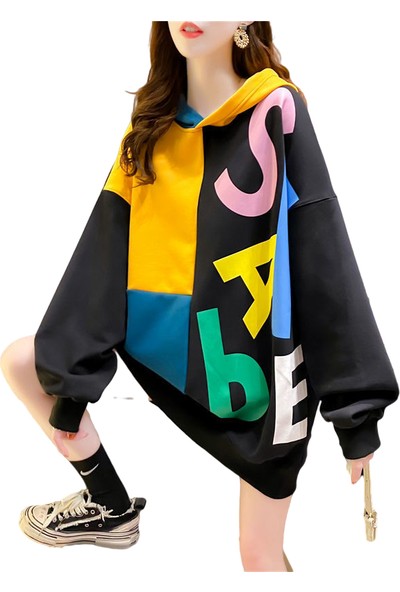 Qualife Kapüşonlu Sweatshirt (Yurt Dışından)