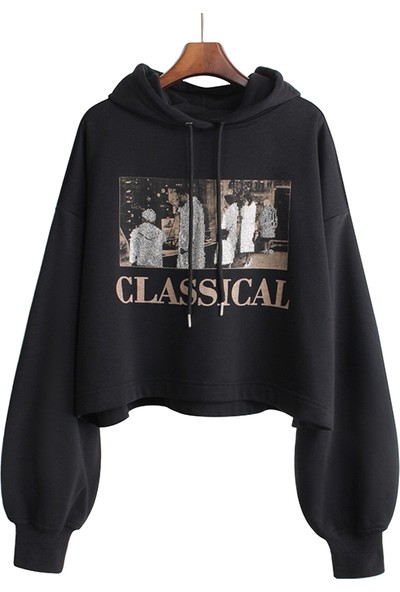 Qualife Kapüşonlu Sweatshirt (Yurt Dışından)