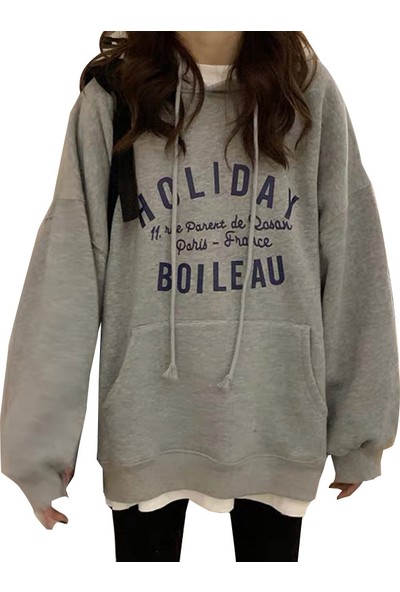 Qualife Kapüşonlu Sweatshirt (Yurt Dışından)