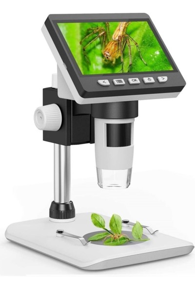 Duhaline 1000X Dijital 1080P 4.3 Inç LCD Ekranlı USB Hd Mikroskop