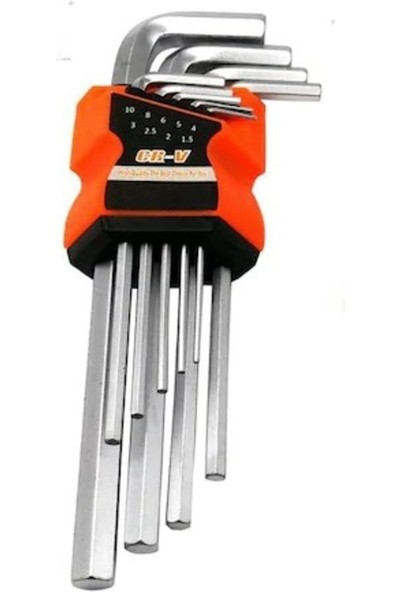 esm yapı market 9 Parça Düz Alyan Anahtar Takımı 9 Parça