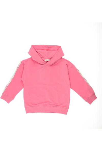 Panço Kız Çocuk Kapşonlu Sweatshirt 2121GK08032