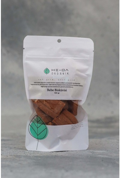 He-Qa Organik He-Qa El Yapımı Bebek Bisküvisi 100GR He-Qa Organik He-Qa El Yapımı Bebek Bisküvisi 100GR