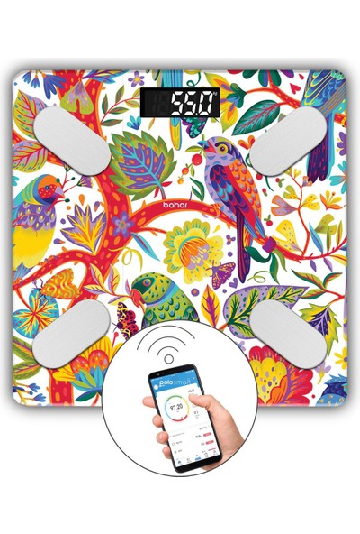 Polosmart PSC12 Prolife Yağ Ölçer Akıllı Bluetooth Tartı Baskül Bahar Polosmart PSC12 Prolife Yağ Ölçer Akıllı Bluetooth Tartı Baskül Bahar