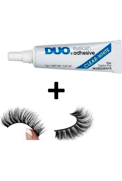 Duo Takma Kirpik Yapıştırıcısı ve Takma Kirpik Hediyeli