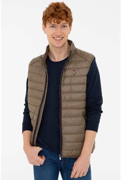 U.S. Polo Assn. Kahverengi Dokuma Yelek 50237964-VR163 U.S. Polo Assn. Kahverengi Dokuma Yelek 50237964-VR163