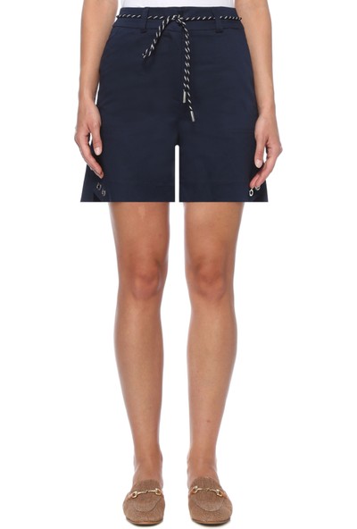 Network Slim Fit Lacivert Beli Kordonlu Şort Network Slim Fit Lacivert Beli Kordonlu Şort