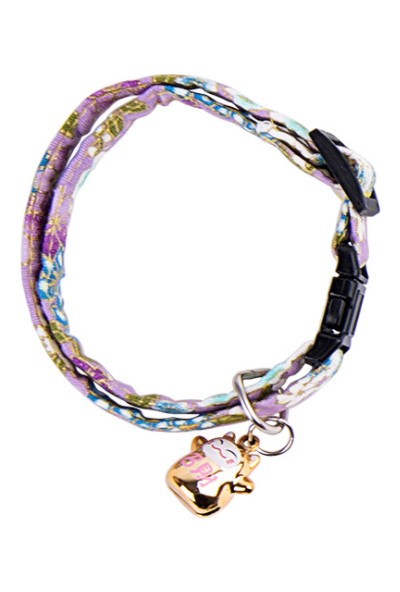 Gentisy Japon Tarzı Baskılı Ayarlanabilir Kedi Tasması (Yurt Dışından)