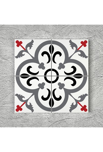 Kütahya Çini Yapı Tasarım Yk 001-01C 20 x 20 Desenli Yer Karosu 1m² Kütahya Çini Yapı Tasarım Yk 001-01C 20 x 20 Desenli Yer Karosu 1m²