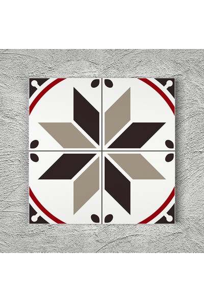 Kütahya Çini Yapı Tasarım Yk 001-19 20 x 20 Desenli Yer Karosu 1m² Kütahya Çini Yapı Tasarım Yk 001-19 20 x 20 Desenli Yer Karosu 1m²