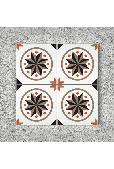 Kütahya Çini Yapı Tasarım Yk 001-62 20 x 20 Desenli Yer Karosu 1m² Kütahya Çini Yapı Tasarım Yk 001-62 20 x 20 Desenli Yer Karosu 1m²