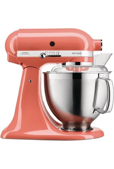 Kitchenaid Artisan Stand Mikser 4,8 L - Coral - 5KSM185PSEPH Kitchenaid Artisan Stand Mikser 4,8 L - Coral - 5KSM185PSEPH