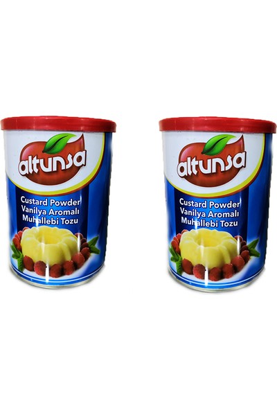 Altunsa Custard Powder Vanılya Aromalı Muhallebı Tozu 2 x 300 gr Altunsa Custard Powder Vanılya Aromalı Muhallebı Tozu 2 x 300 gr