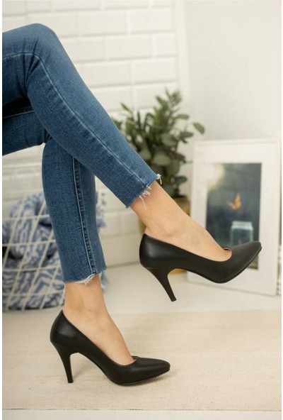 Demashoes Kadın Stiletto Topuklu Ayakkabı