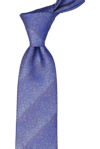 Kravatkolik Mavi Kum Desen Mendilli Klasik Kravat KK10011