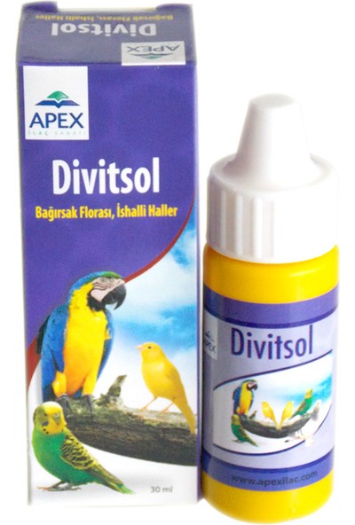 E Life Tasarım Muhabbet Kuşu - Apex Divitsol Bağırsak Florası (Ishal Için) E Life Tasarım Muhabbet Kuşu - Apex Divitsol Bağırsak Florası (Ishal Için)