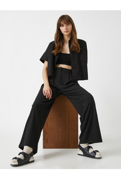 Koton Kumas Pantolon Bol Paça