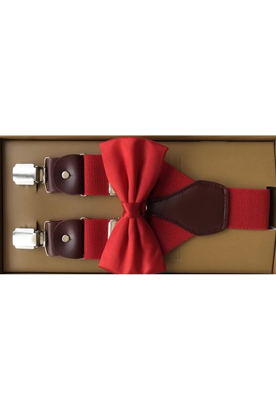 Kemer Sepeti Kırmızı Pantolon Askısı Kırmızı Papyon Kombin Kemer Sepeti Kırmızı Pantolon Askısı Kırmızı Papyon Kombin
