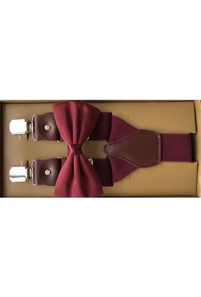 Kemer Sepeti Bordo Pantolon Askısı Bordo Papyon Kombin Kemer Sepeti Bordo Pantolon Askısı Bordo Papyon Kombin