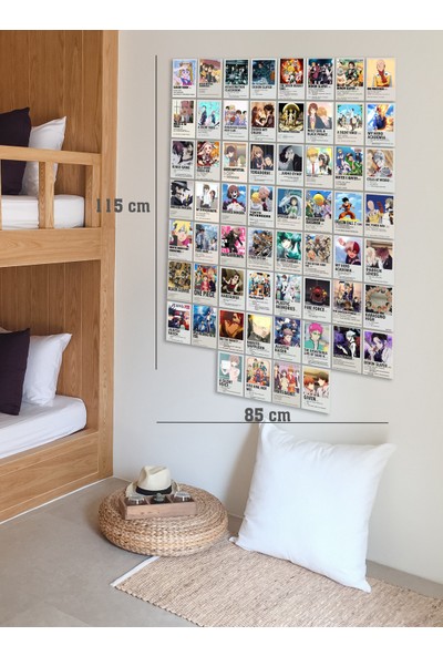 Quppa Anime Poster Kolaj Seti | Kaplamalı Yırtılmaz Duvar Poster Seti Kalın Kuşe Kağıt | 60 Adet 10CM*14CM Quppa Anime Poster Kolaj Seti | Kaplamalı Yırtılmaz Duvar Poster Seti Kalın Kuşe Kağıt | 60 Adet 10CM*14CM