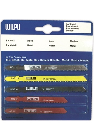 Wilpu Dekupaj Testere (Makita,karışık) Wılpu