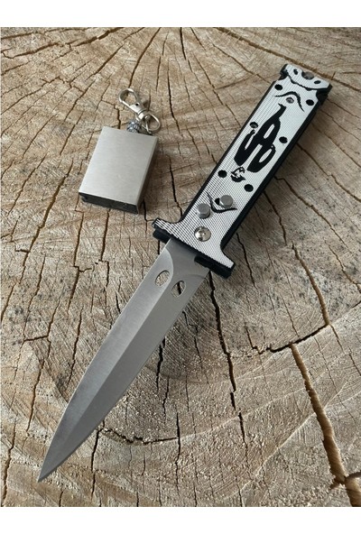 Columbia Marka Charlie Chaplin Oto Bıçak Metal Kibrtili Columbia Marka Charlie Chaplin Oto Bıçak Metal Kibrtili