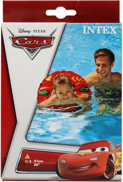 intex Cars Simit 51 cm Erkek Çocuk Şimşek Mcqueen Kırmızı