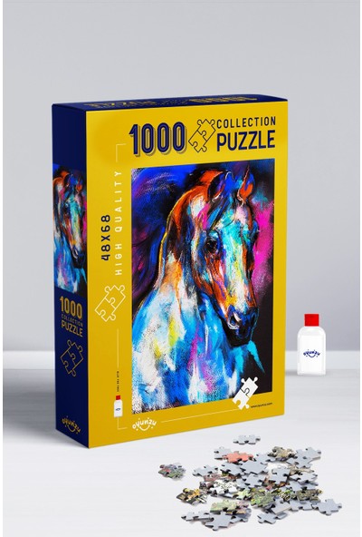 Oyunzu At Collection Puzzle (1000 Parça) Yapıştırıcı Hediyeli Oyunzu At Collection Puzzle (1000 Parça) Yapıştırıcı Hediyeli