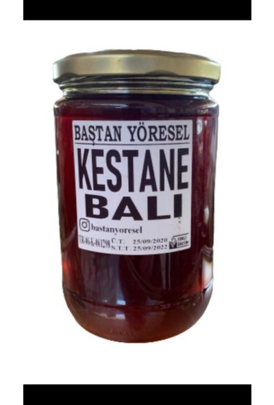 Baştan Yöresel Ürünler Ödemiş Bozdağ Kestane Balı Baştan Yöresel Ürünler Ödemiş Bozdağ Kestane Balı