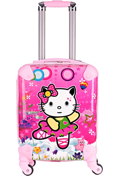Laguna 02025 Pembe Hello Kitty Kız Çocuk Valizi