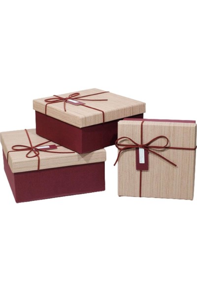 KİKA Kikajoy Hediye Kutusu Kare 3'lü 67Q-66Q