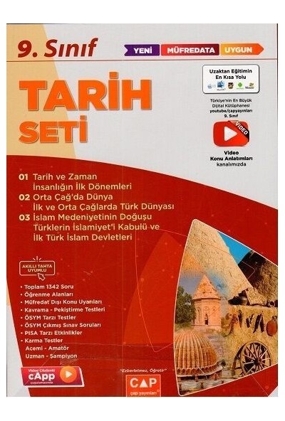 Çap Yayınları 9. Sınıf Tarih Anadolu Seti Çap Yayınları 9. Sınıf Tarih Anadolu Seti