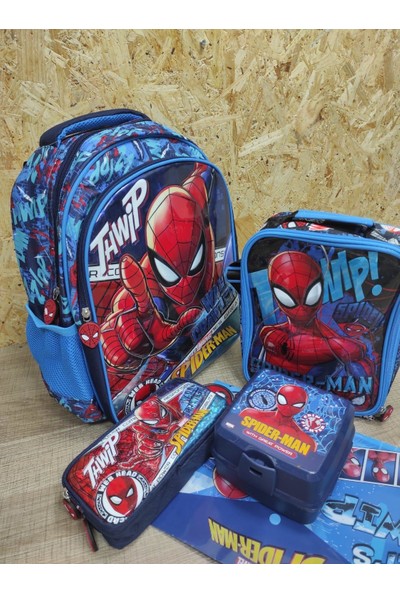 Spiderman Ilkokul Çantası Seti 1