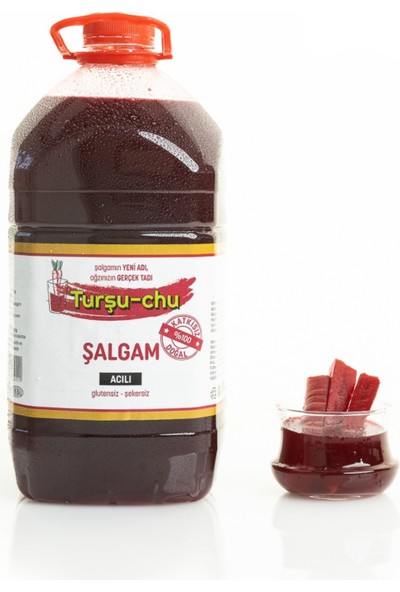 Turşu-Chu Acılı Doğal Şalgam Suyu 5 lt 3'lü Turşu-Chu Acılı Doğal Şalgam Suyu 5 lt 3'lü