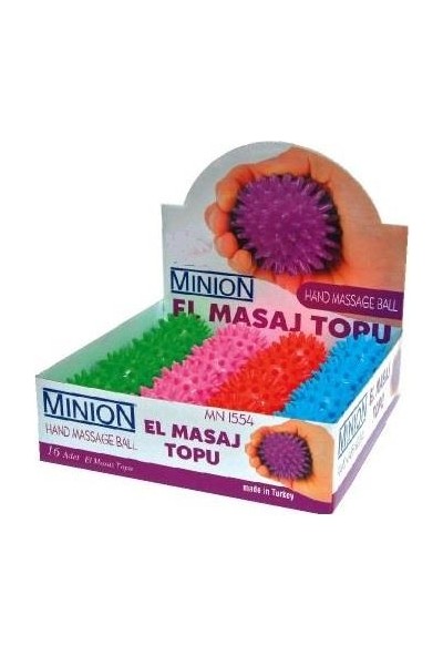 Minion Ayak El Masaj Topu Mn 1554 Dikenli Egzersiz Topu 1 Adet Minion Ayak El Masaj Topu Mn 1554 Dikenli Egzersiz Topu 1 Adet