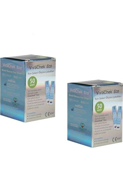 Vivachek Eco Strip Ölçüm Çubuğu 50LI 2 Kutu 100 Adet Vivachek Eco Strip Ölçüm Çubuğu 50LI 2 Kutu 100 Adet