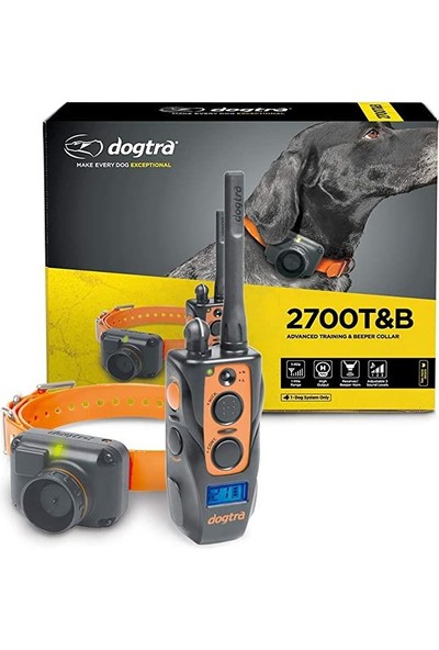 Dogtra 2700T & B Uzun Menzilli 1 Mil 1 Köpek Eğitimi ve Çağrı Cihazı Dogtra 2700T & B Uzun Menzilli 1 Mil 1 Köpek Eğitimi ve Çağrı Cihazı