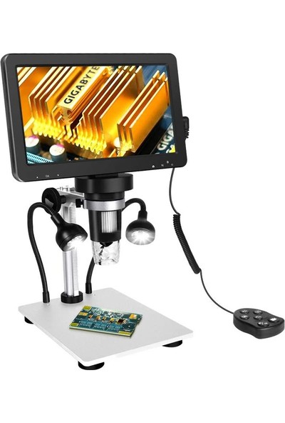Annlov 7 Inç LCD Dijital Mikroskop 50X-1200X Büyütme 1080P