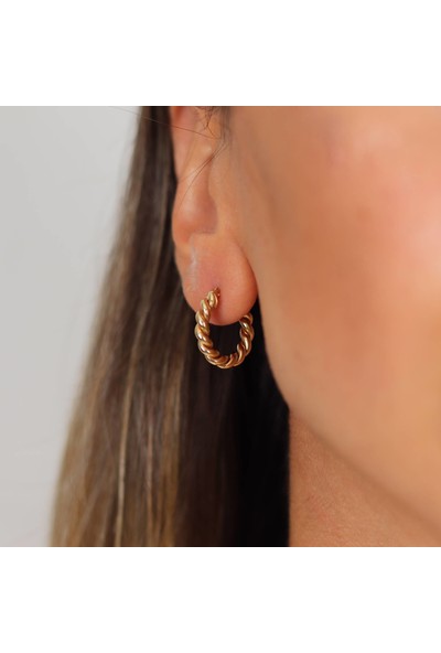 Değerli Kuyumculuk Burgu Halka Küpe S