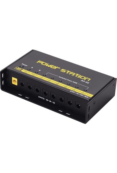 Luckcome Gitar Pedalı Güç Kaynağı 9V / 12V / 18V Efekt Pedal Panoları Için 8 Dc Çıkışı Güç Istasyonu Kutusu Abd Fişi (Yurt Dışından)