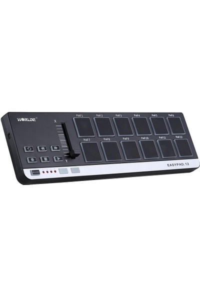 Luckcome Worlde Easypad.12 Taşınabilir Mini USB 12 Davul Pad Mıdı Kontrol Cihazı (Yurt Dışından) Luckcome Worlde Easypad.12 Taşınabilir Mini USB 12 Davul Pad Mıdı Kontrol Cihazı (Yurt Dışından)