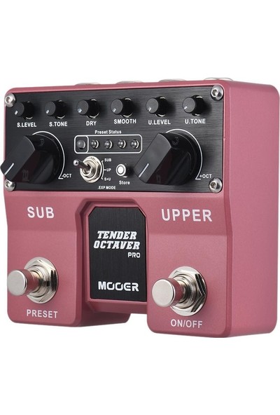 Luckcome Mooer Tender Octaver Pro Octave Gitar Efekt Pedal Alt ve Üst Oktavlar Çift Ayak Pedalı ile 4 Kullanıcı Ön Ayarı (Yurt Dışından) Luckcome Mooer Tender Octaver Pro Octave Gitar Efekt Pedal Alt ve Üst Oktavlar Çift Ayak Pedalı ile 4 Kullanıcı Ön Ayarı (Yurt Dışından)