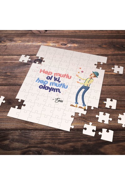 E-Hediyeci Kişiye Özel Romantik Tasarımlı Puzzle -P18 E-Hediyeci Kişiye Özel Romantik Tasarımlı Puzzle -P18