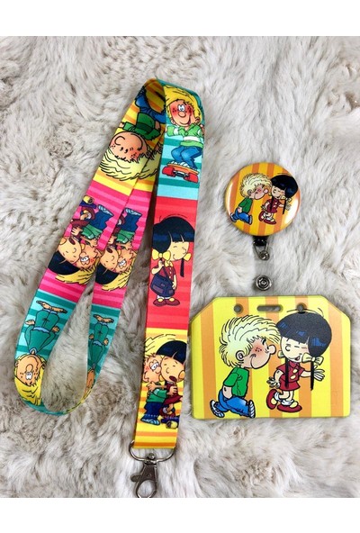 Hediyebum Cetric Boyun Askısı Yoyo ve Kartlık Set