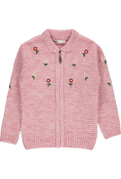 Civil Girls Kız Çocuk Hırka 2-5 Yaş Gül Kurusu